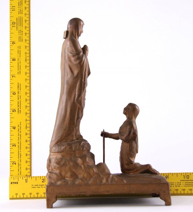 French, "Le Miracle Du Cierge", metal Madonna, the