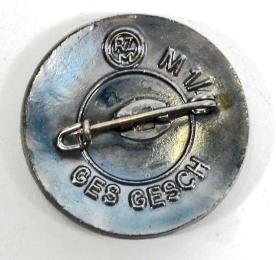 GERMAN NAZI WAFFEN SS PARTY BADGE