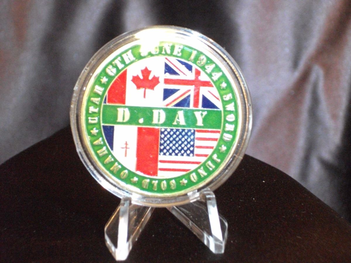 US ARMY 82ND AIRBORNE DIVISION D-DAY CHALLENGE COIN