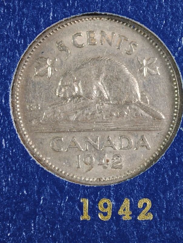 COMPLETE CANADIAN NICKEL SET - 1922 -1966, includes 1926 FAR 6 & 1925 ...