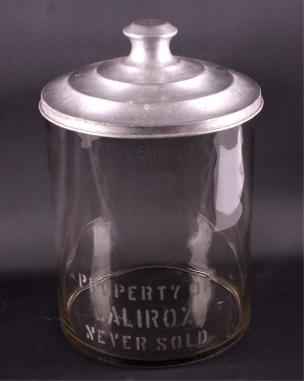 Calirox Glass Cookie Jar