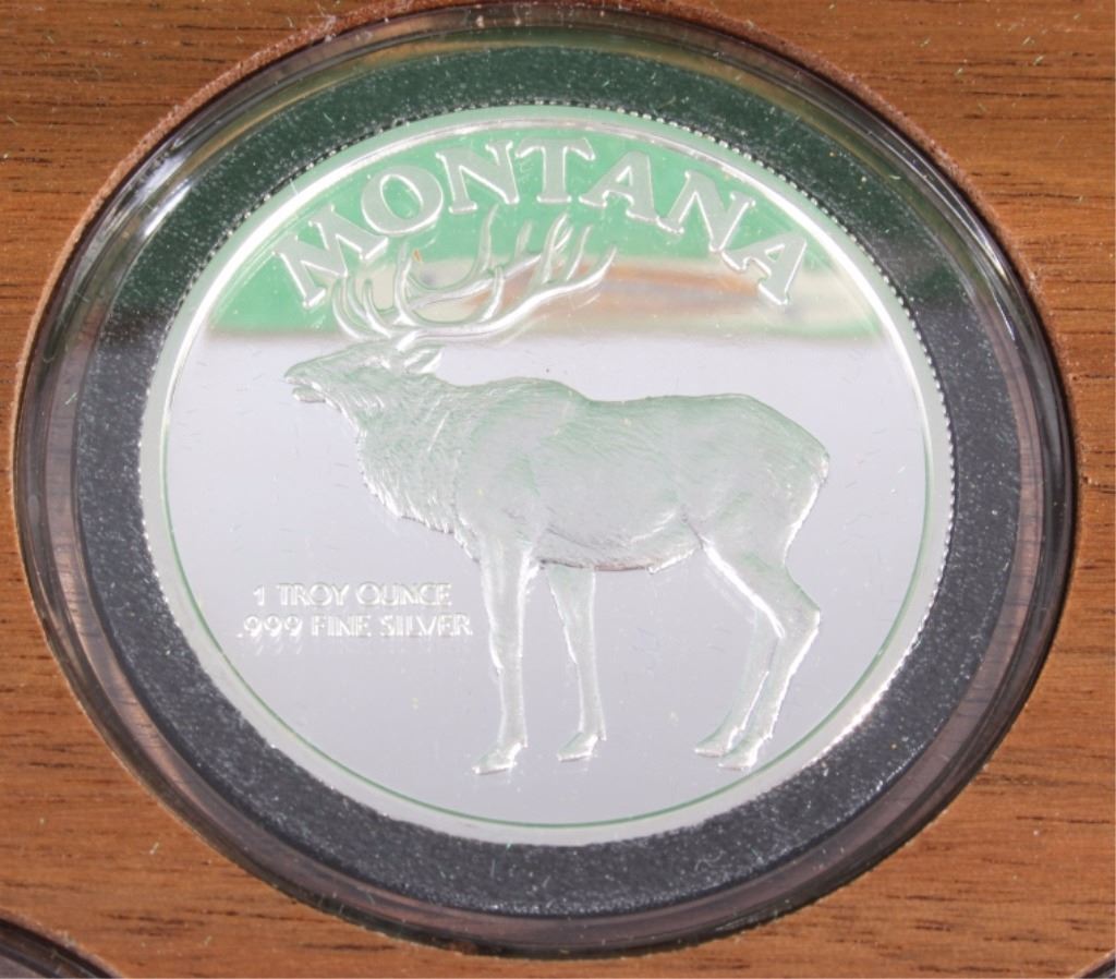 Montana Centennial .999 Silver Coin Collection (5)