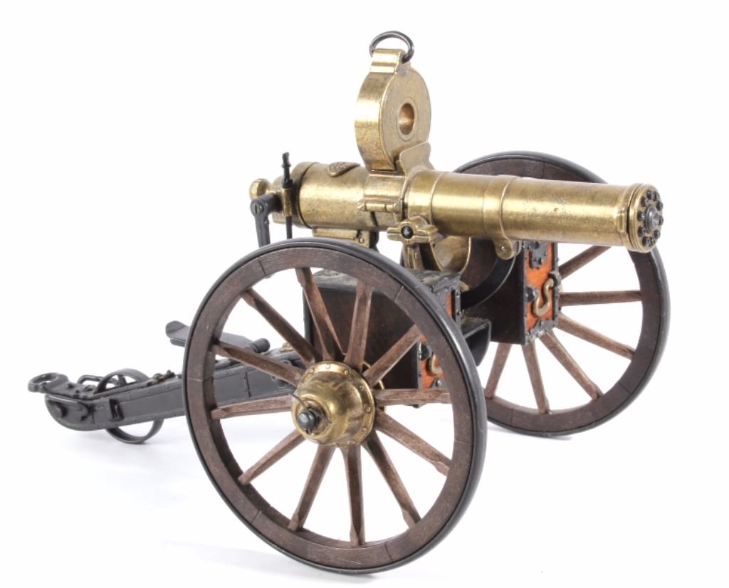 Gatling Gun 1885 Brass Functioning Model