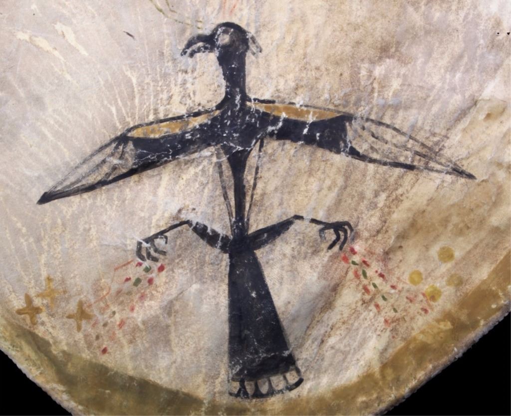 Kiowa Thunderbird Shield circa 1850-1900