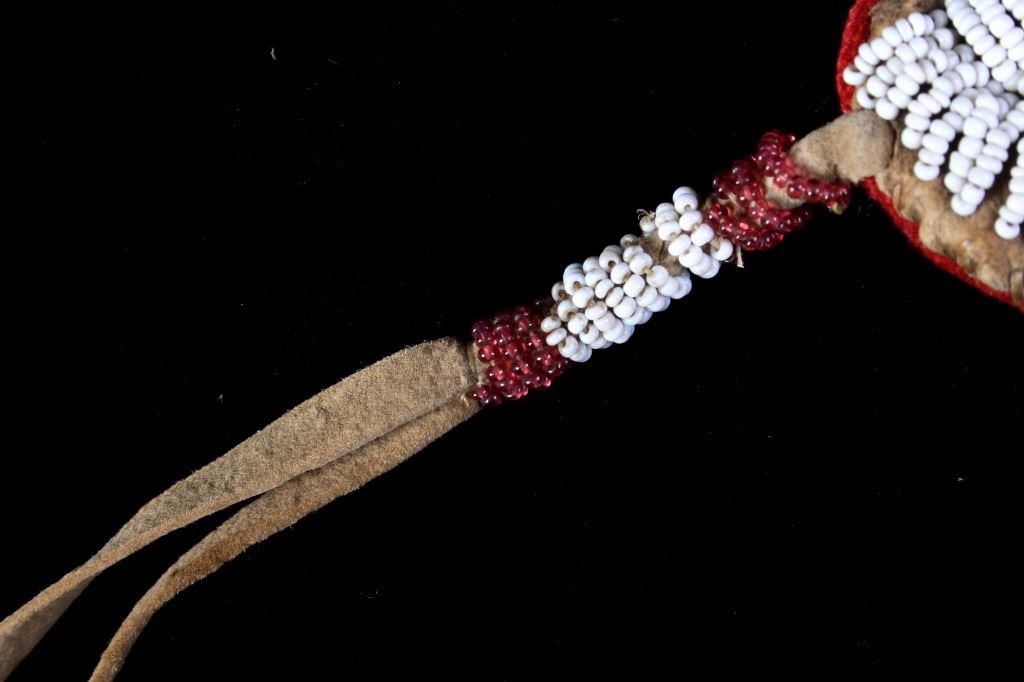 Cheyenne Dragonfly Pattern Beaded Sheath 1840-1880