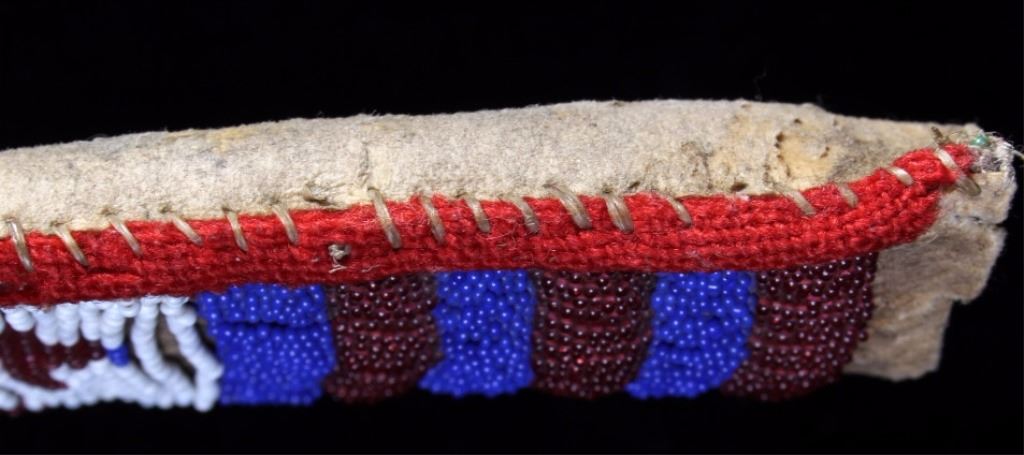 Cheyenne Dragonfly Pattern Beaded Sheath 1840-1880