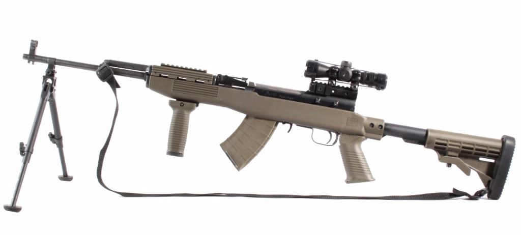 Tactical Chinese SKS Type 56 Rifle Scope & Bipod