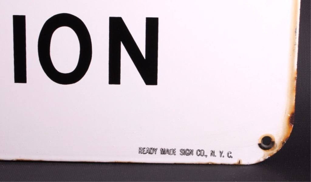 Montana Power Company Substation Porcelain Sign