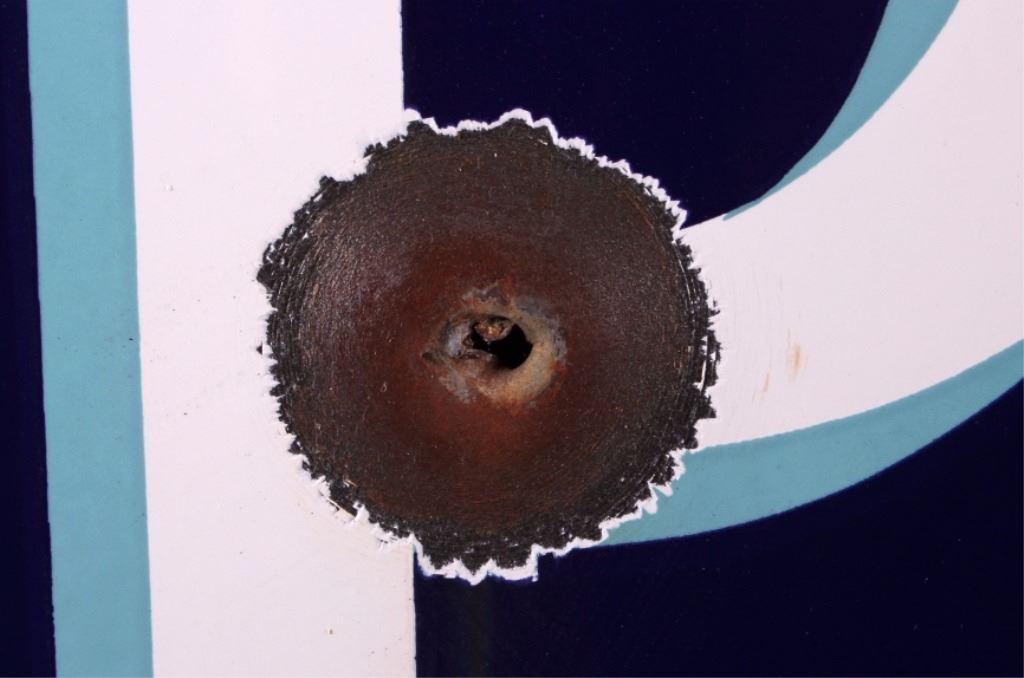 Montana Power Company Substation Porcelain Sign