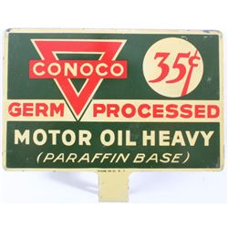 Conoco Germ Processed Motor Oil Rack Sign