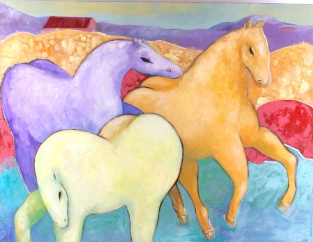 Mari King Oil on Canvas Painting