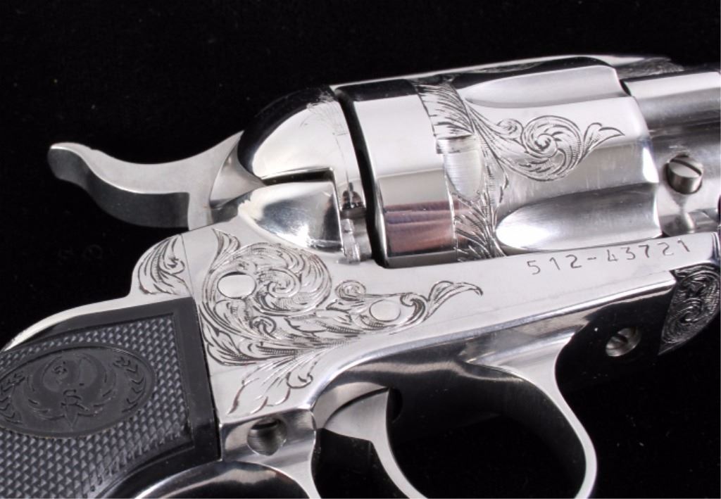 Ruger New Vaquero .45 Colt Engraved Revolver NIB