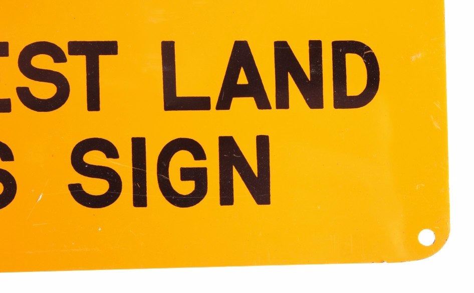 USFS National Forest Property Boundary Signs