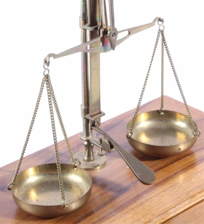 Antique Vintage Assayers Gold Scale