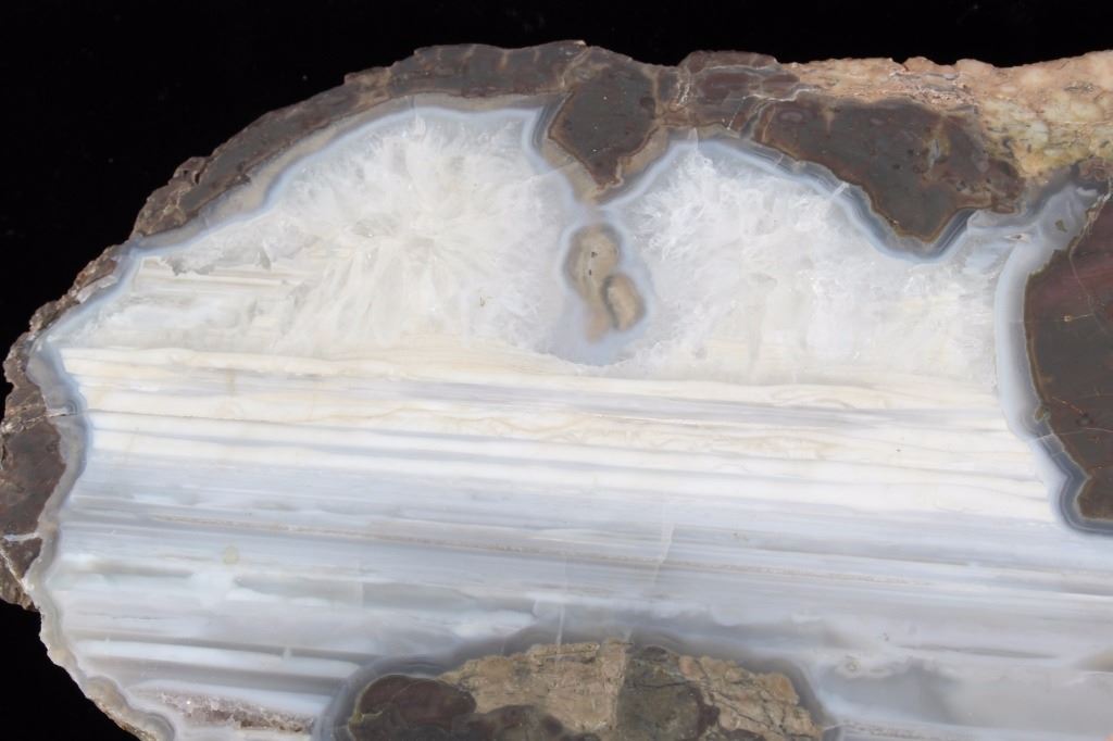 Montana Agate Quartz Geode Bookends