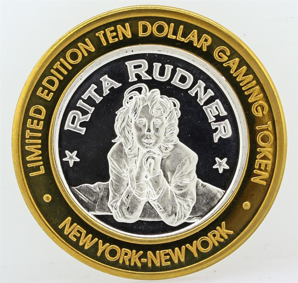 New York New York Las Vegas $10 Casino Gaming Token .999 Fine Silver ...