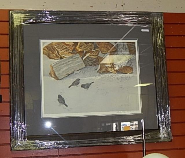 FRAMED LIMITED EDITION PRINT - CHERRYWOOD AND JUNCOS - ROBERT BATEMAN ...