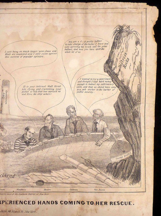William H. Harrison - 1840 Political Cartoon