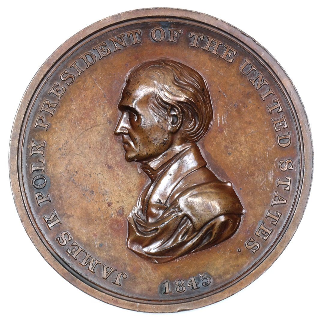 James K. Polk 1845 Inaugural Medal