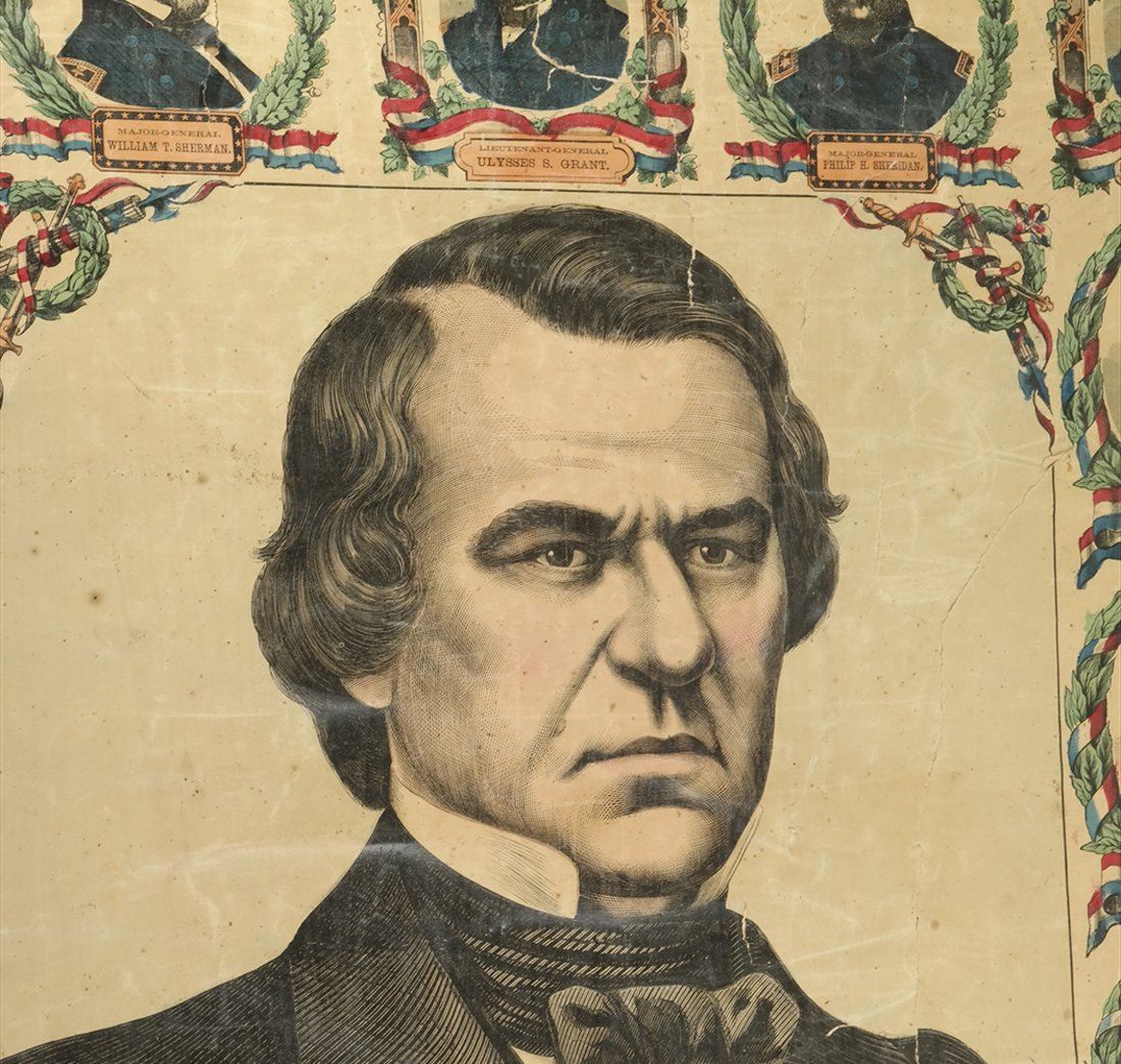 Andrew Johnson 1865 "Guardians" Poster