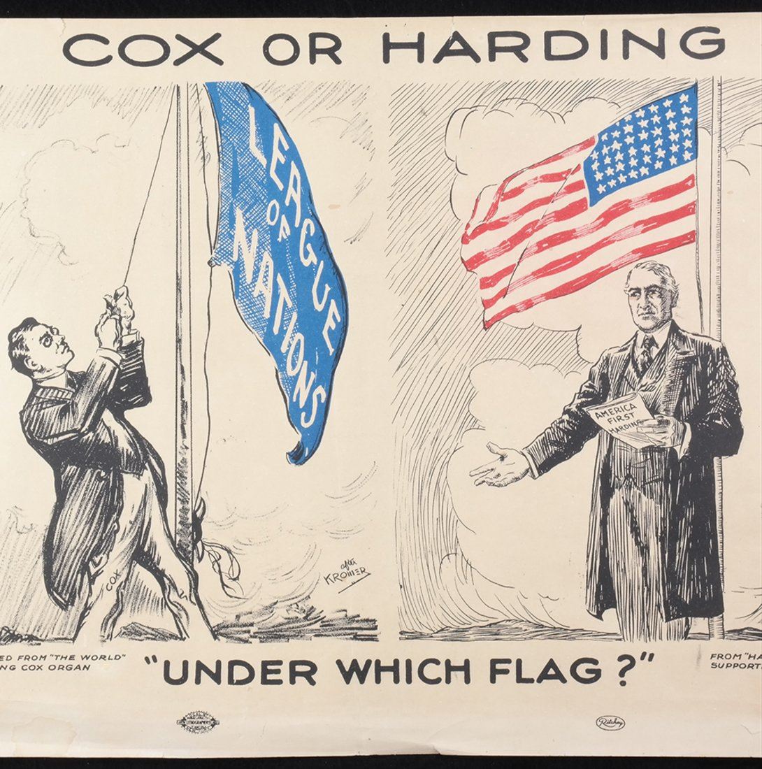 Cox & Harding 1920 Political Cartoon