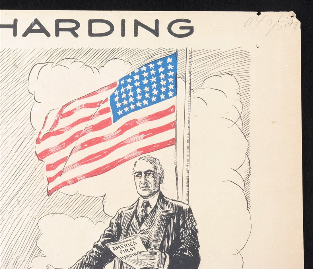 Cox & Harding 1920 Political Cartoon