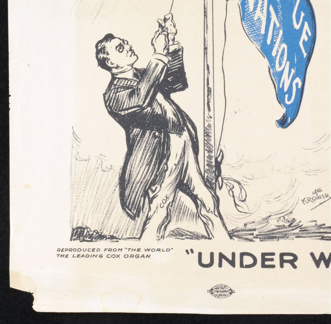 Cox & Harding 1920 Political Cartoon