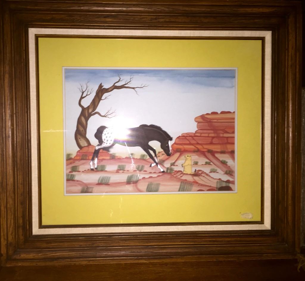 Original Watercolor by Eugene Holgate Jr