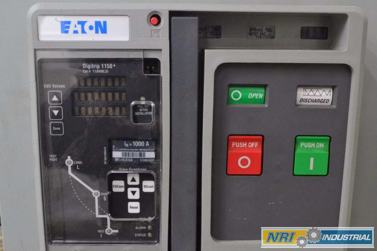 EATON MDS616 1000A 600V POWER CIRCUIT BREAKER W/ DIGITRIP 1150+