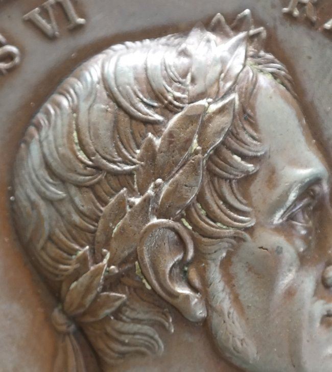 Denmark King Frederick VI Bronze Medal