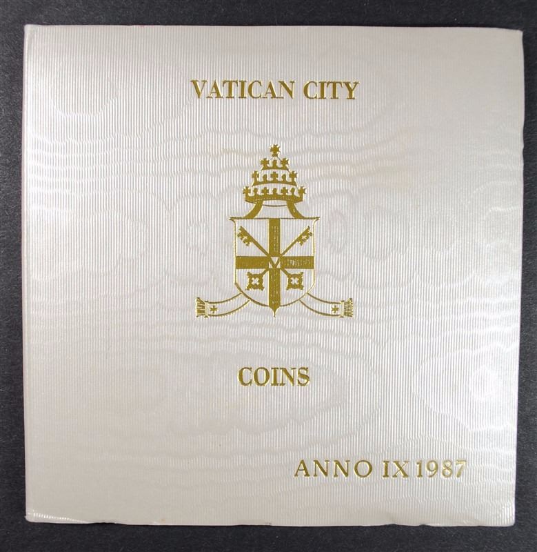 1987 VATICAN COIN SET JOHN PAUL II - 5 COIN SET BLESSED BY POPE JOHN ...