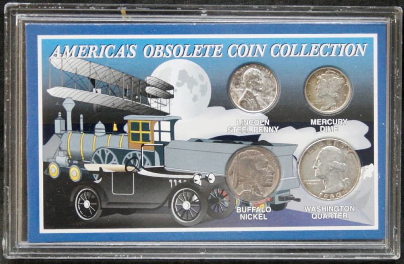 America's Obsolete Coin Collection - 4 Coins