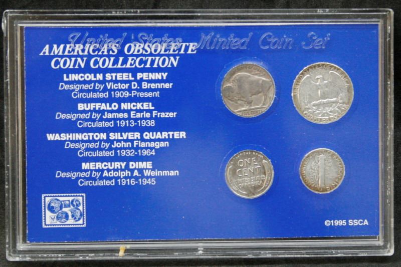 America's Obsolete Coin Collection - 4 Coins