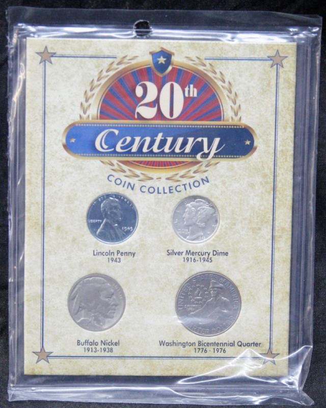 20th Century Coin Collection - 4 Coins - By American Treasures