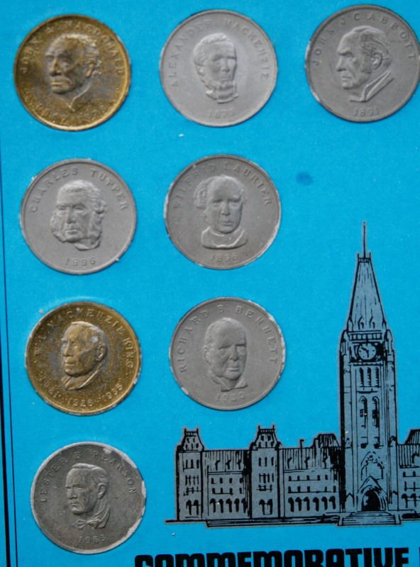Prime Ministers Of Canada Commemorative Medallions - From Shell Gasoline