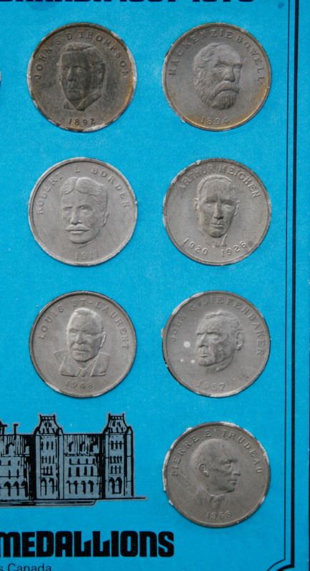 Prime Ministers Of Canada Commemorative Medallions - From Shell Gasoline