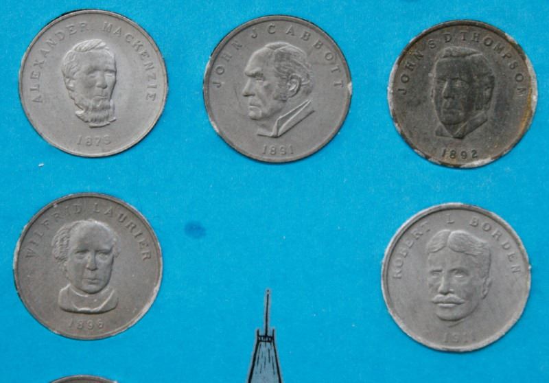 Prime Ministers Of Canada Commemorative Medallions - From Shell Gasoline