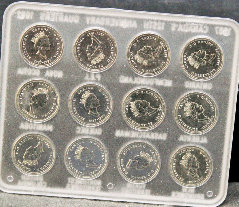 Canada's 125th Anniversary Quarters - 1867-1992