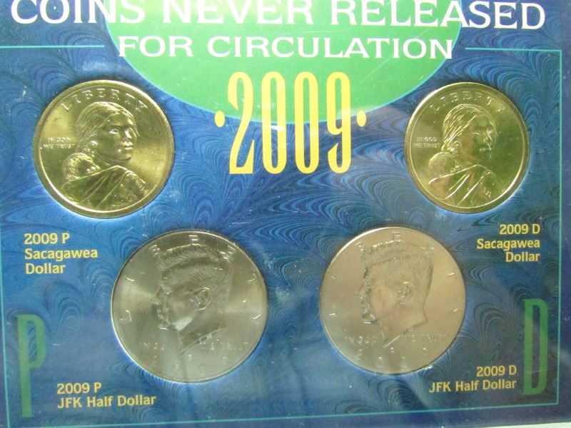 2009 USA Coins Never Released For Circulation Set
