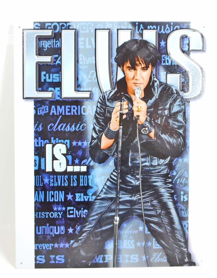 ELVIS PRESLEY METAL SIGN