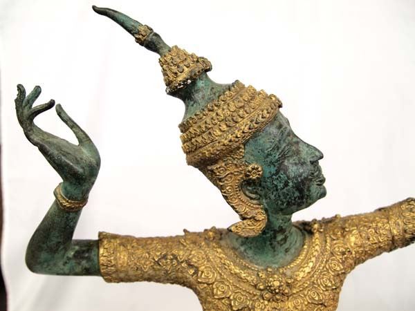 Thailand Prince Rama Bronze Dancer Statue
