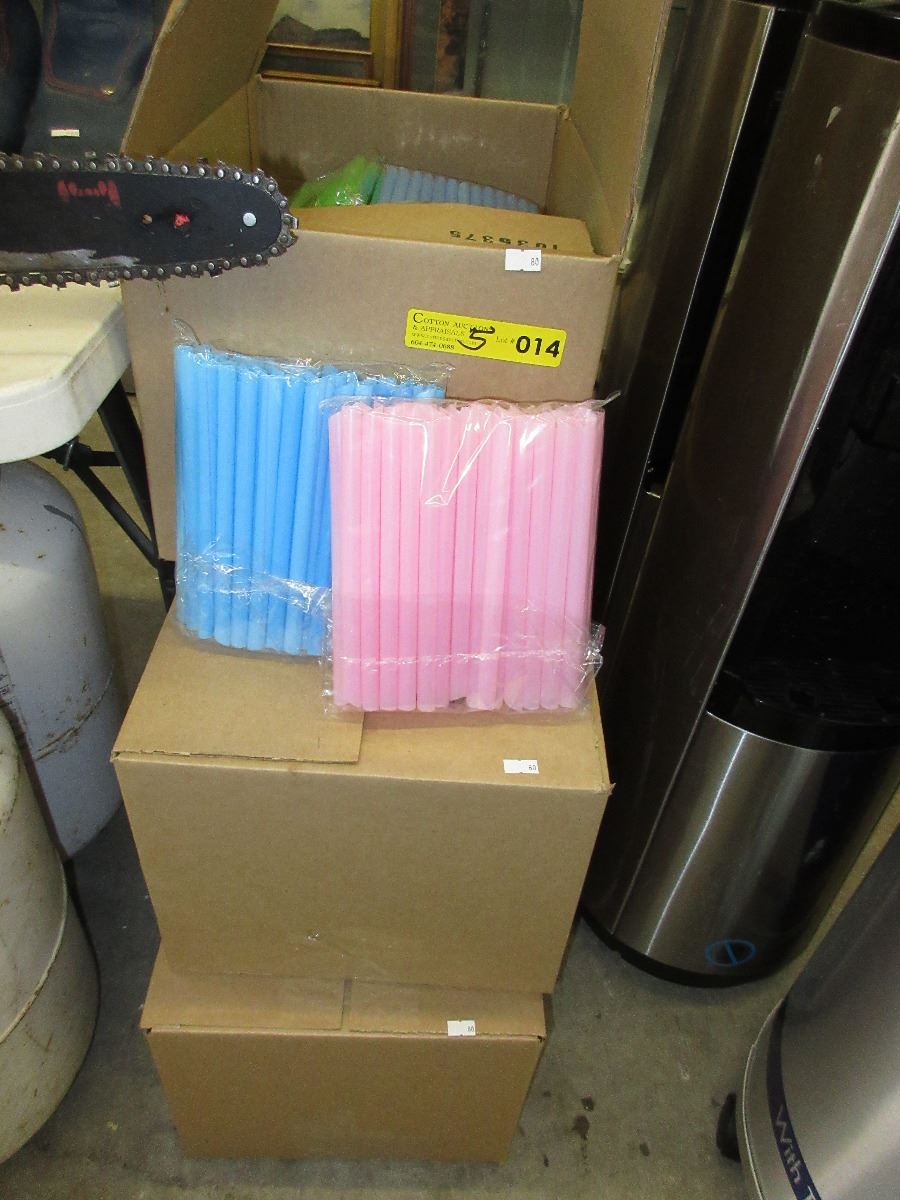 5 Cases of plastic straws