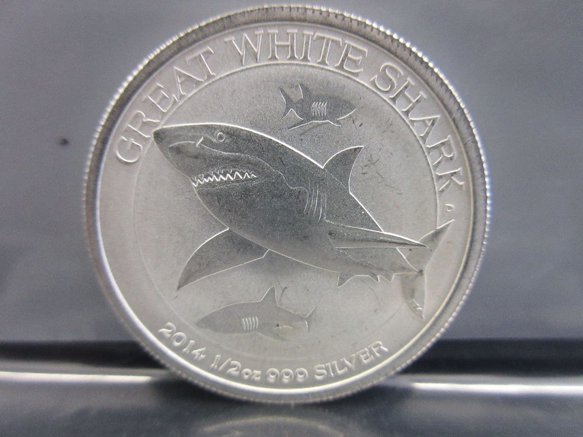 2014 Great White Shark .999 Silver Coin