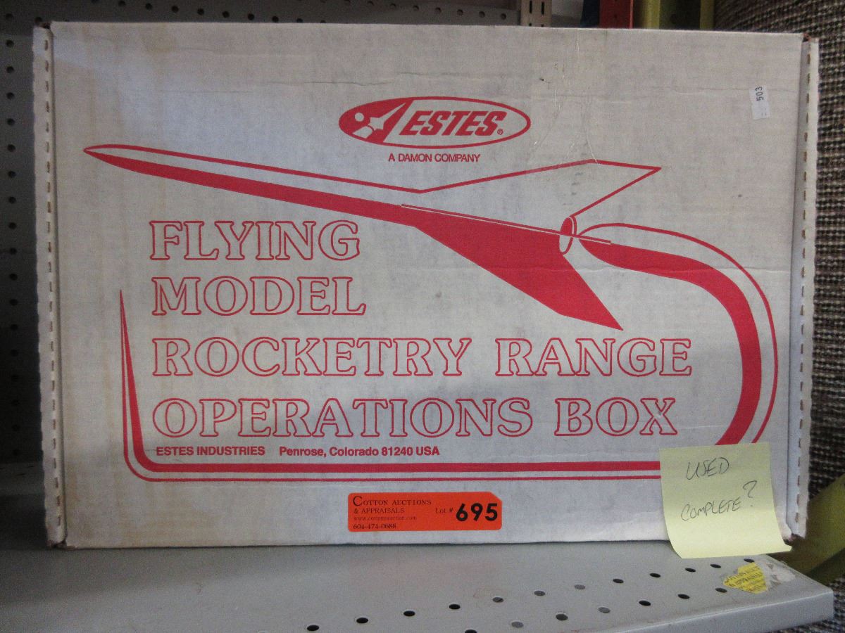 Flying model rocketry range operations box
