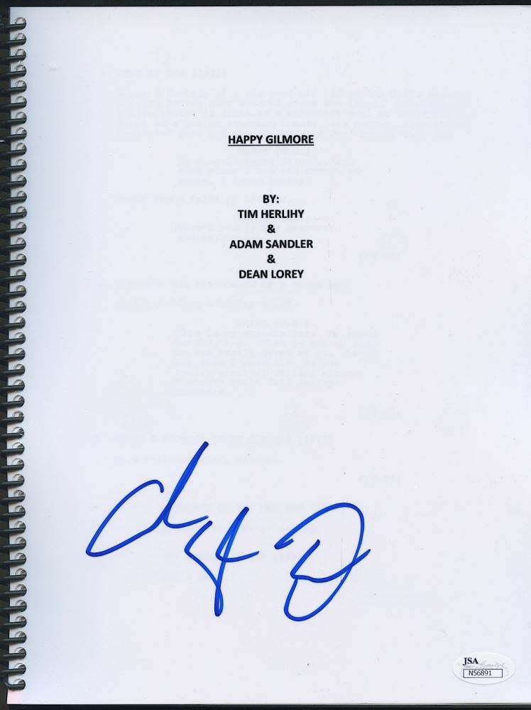Adam Sandler Signed "Happy Gilmore" Full Script (JSA COA)