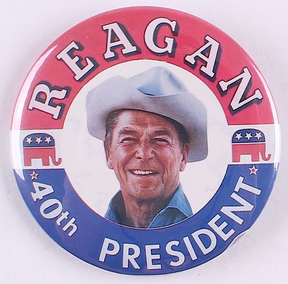 Original Vintage Ronald Reagan Presidential Pin
