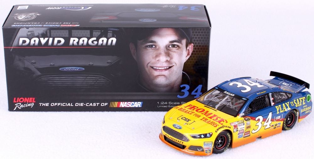 David Ragan Signed NASCAR #34 CSX 2014 Fusion 1:24 Lionel Racing ...