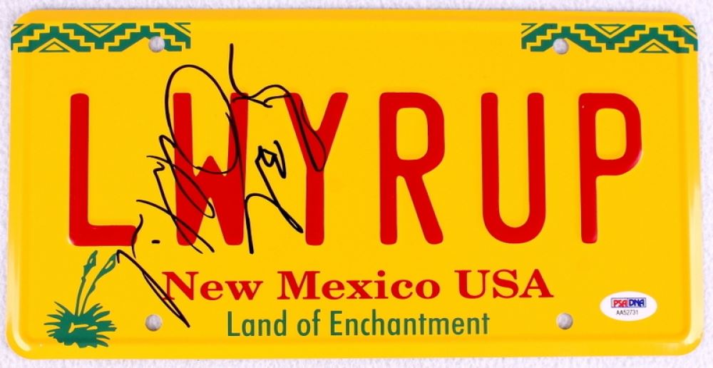 Bob Odenkirk Signed Breaking Bad "LWYRUP" License Plate Prop Replica ...