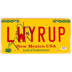 Bob Odenkirk Signed Breaking Bad "LWYRUP" License Plate Prop Replica ...