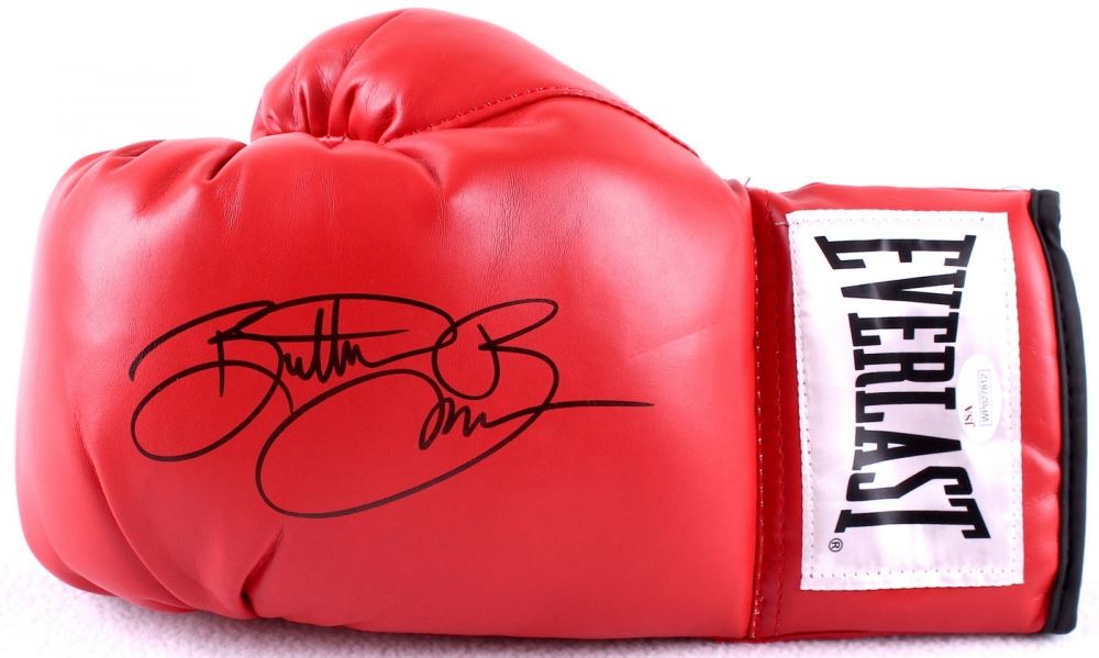 Butterbean Signed Everlast Boxing Glove (JSA COA)